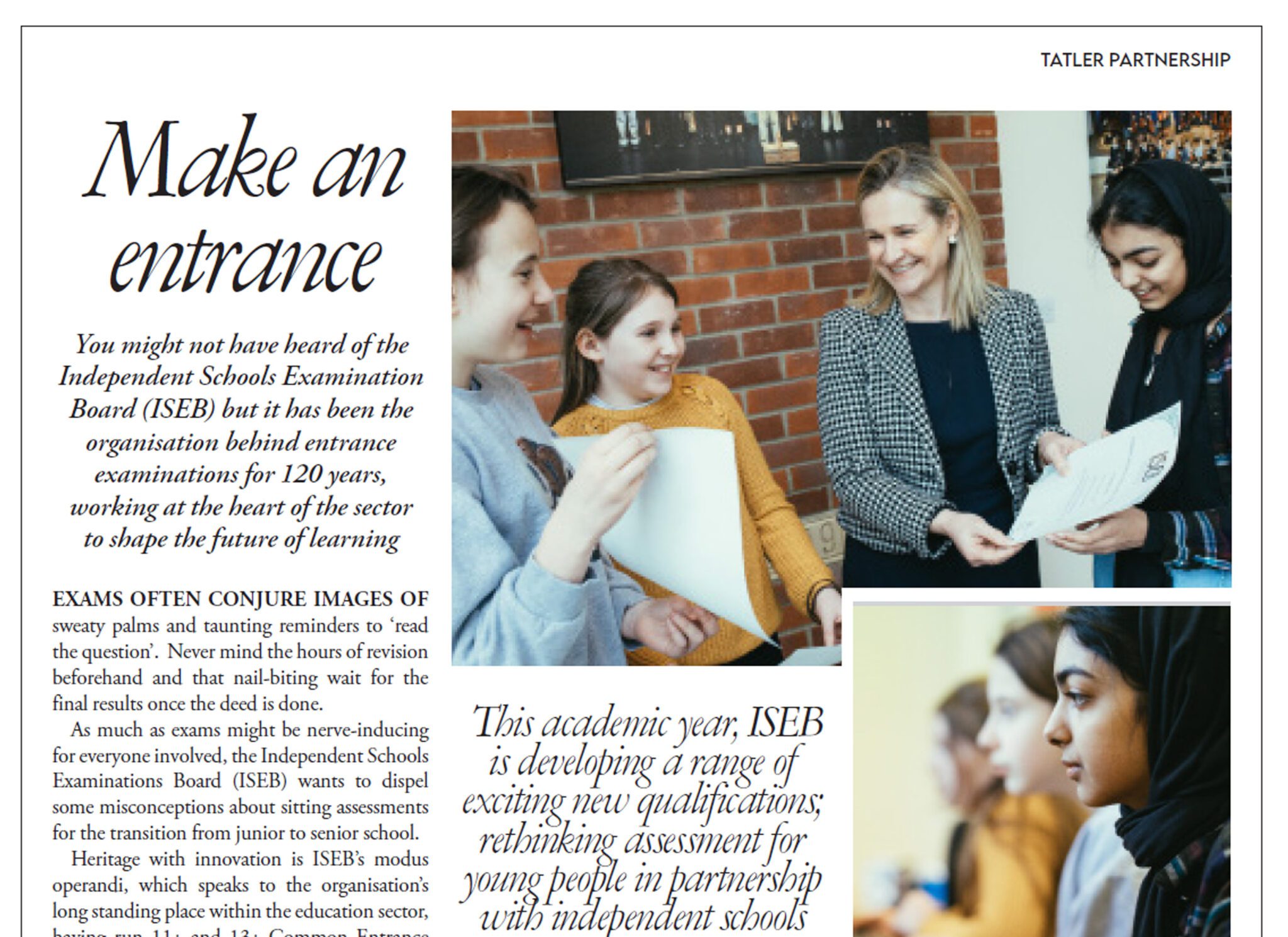 Innovative Assessment Since 1903 - ISEB