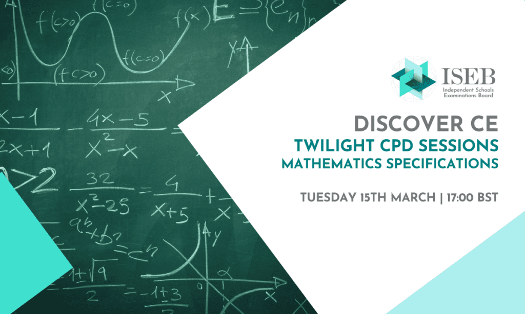 ISEB Common Entrance Maths Exam | ISEB CE Assessments