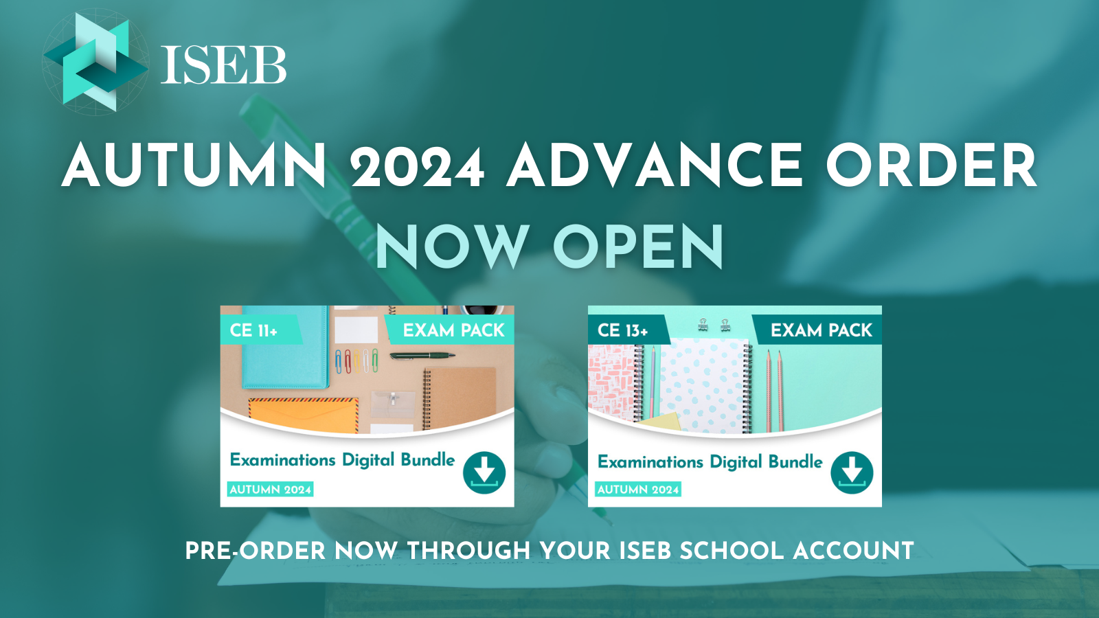 Autumn 2024 Advance Order Open Now - ISEB