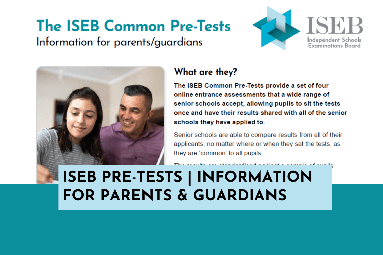 ISEB | Free registration toolkit for the Pre-Tests (11+)