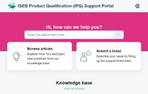 ISEB Project Qualification (iPQ) Registration & Administration - ISEB