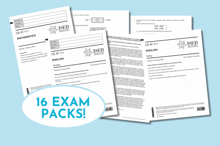 ISEB Pre-Tests (11+) Prep Pack | Set your child up for 11+ success