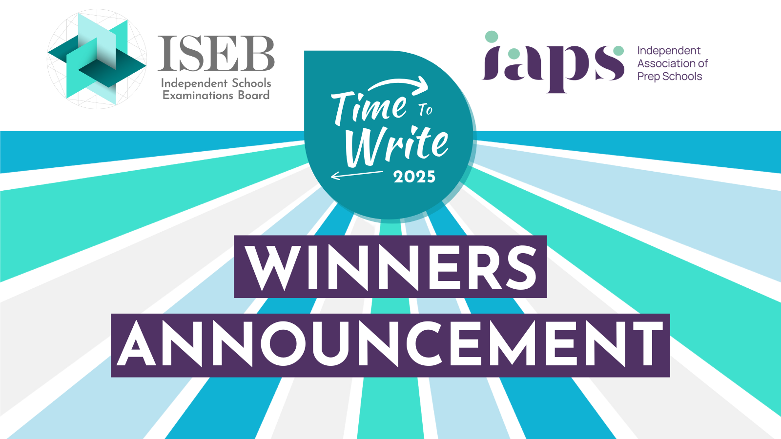 ISEB and IAPS announce Time to Write 2025 winners - ISEB