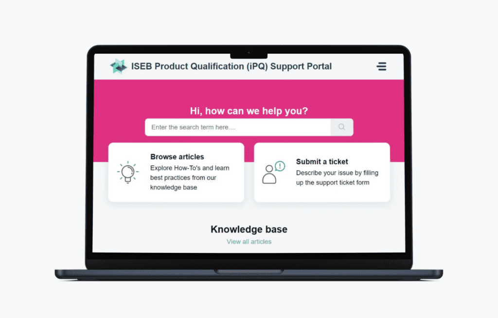 The ISEB School Account - ISEB