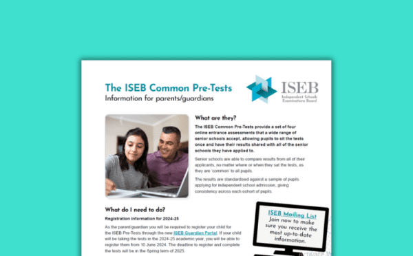 ISEB | Pre-Tests (11+) Information for parents and families