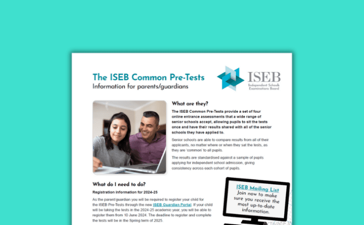 ISEB | Pre-Tests (11+) Information for parents and families
