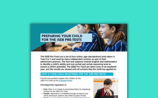 ISEB | Pre-Tests (11+) Information for parents and families