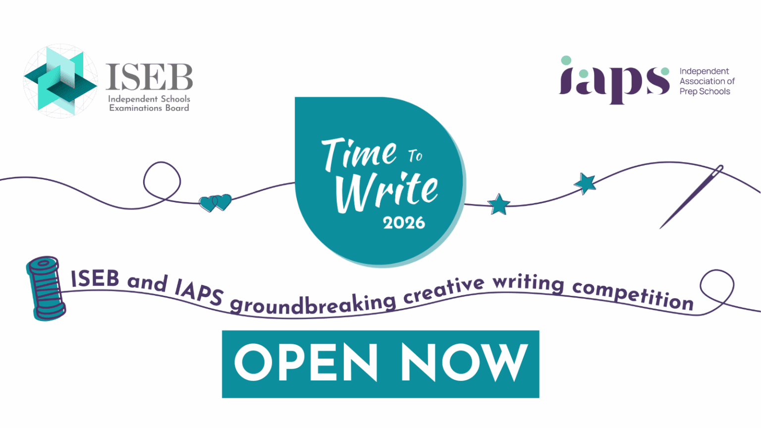 Time to Write is back for 2026, and open for entries! - ISEB